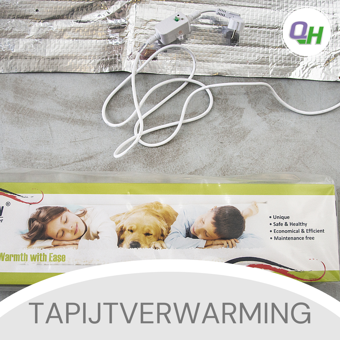 RugBuddy tapijtverwarming 1,00 x 2,00 meter (250W) – Quickheat-Floor
